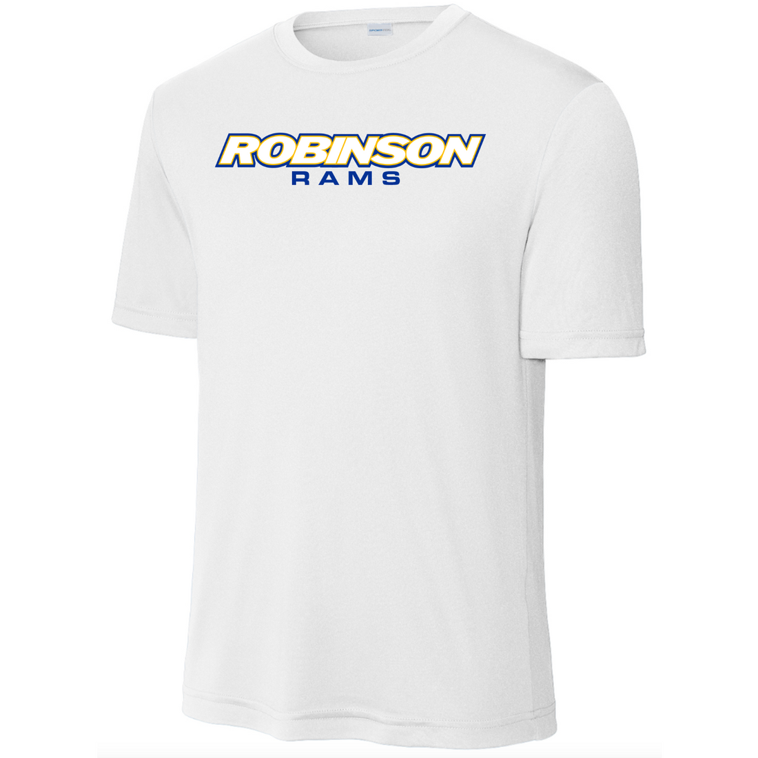 Tee - White Performance – Robinson Rams Spirit Wear Store